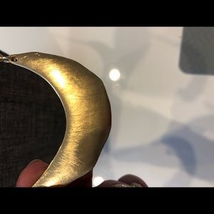 Jewelry | 2 Gold Tone Scratch Texture Fashion Necklace | Poshmark